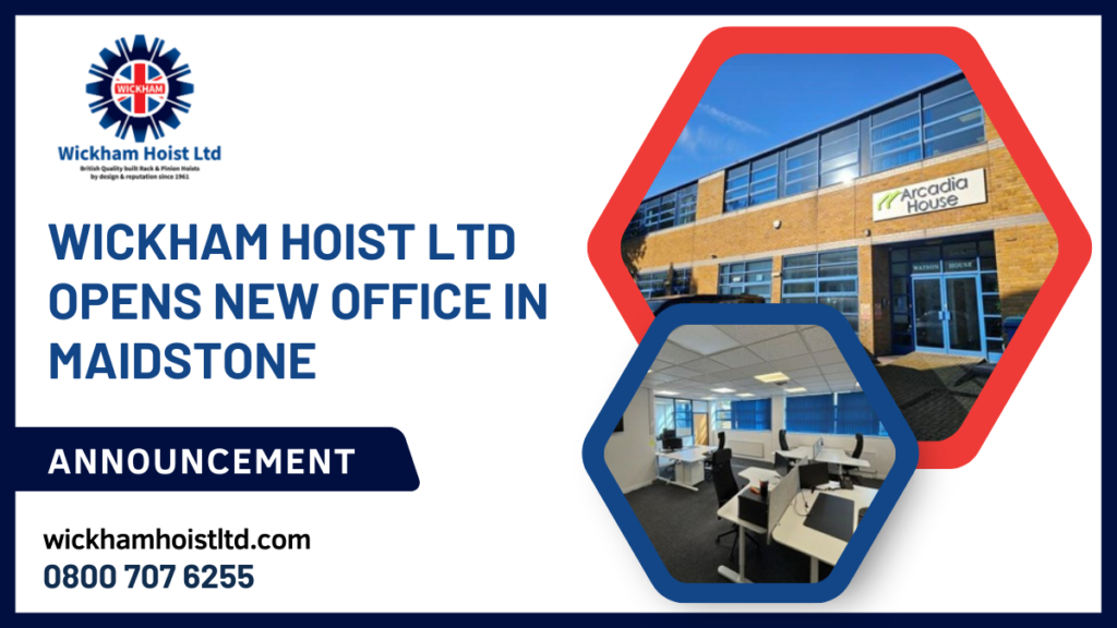 New Office in Maidstone - No 1 Hoists in Maidstone, Kent